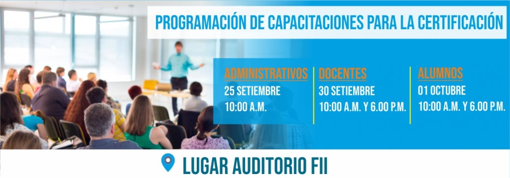 FLYER CAPACITACION APROBADO – Facultad de Ingeniería Industrial – UNMSM