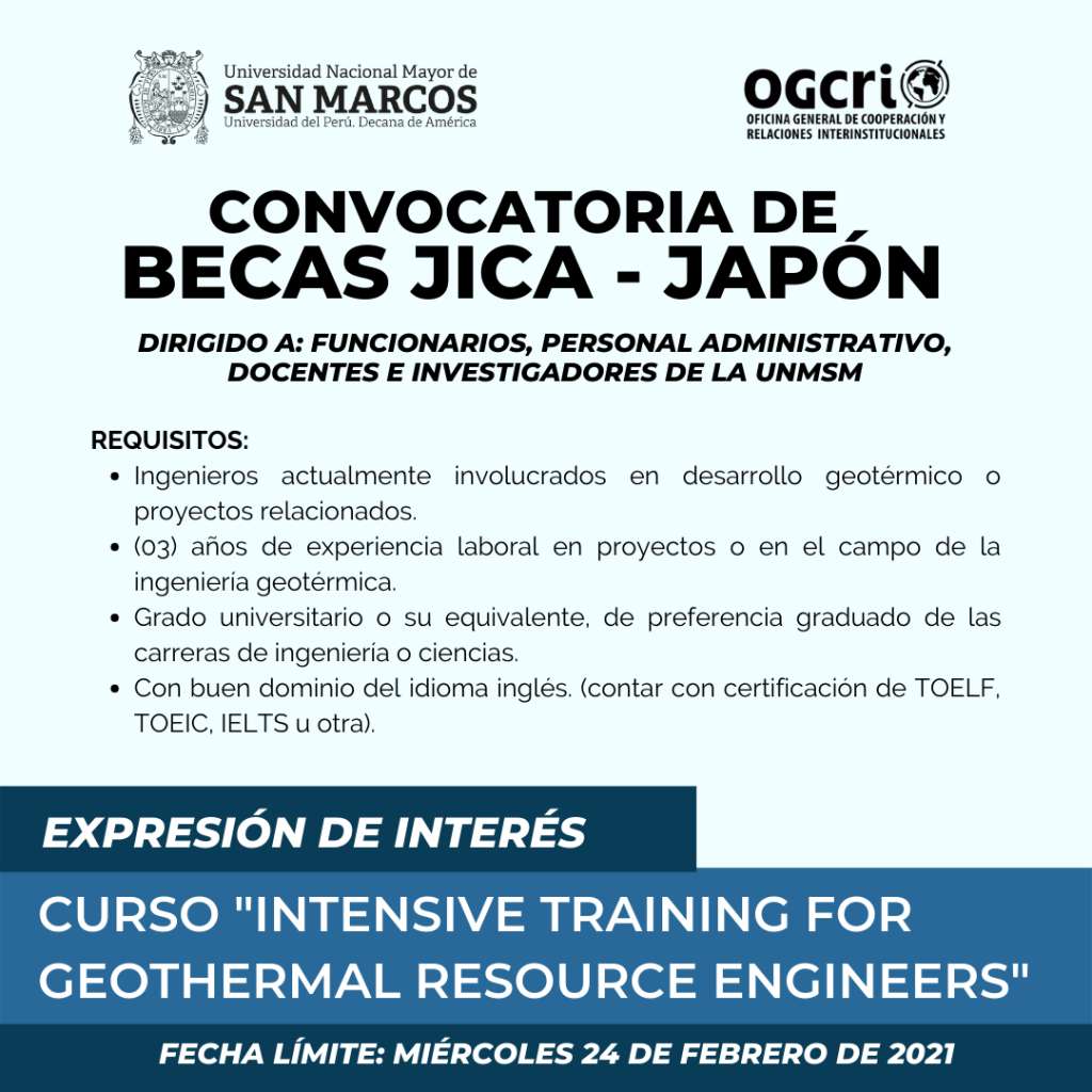 Convocatorias Becas Jica - Japón