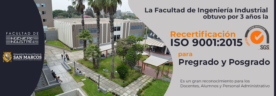banner_certificado – Facultad de Ingeniería Industrial – UNMSM